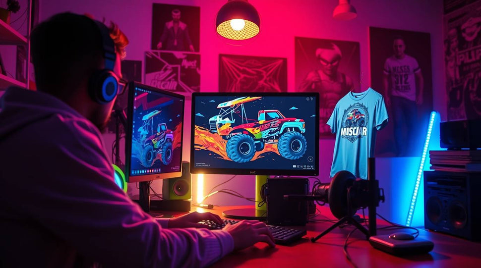 Behind the Designs — How We Bring Big Rigs to Fabric – Gear Shift Merch
